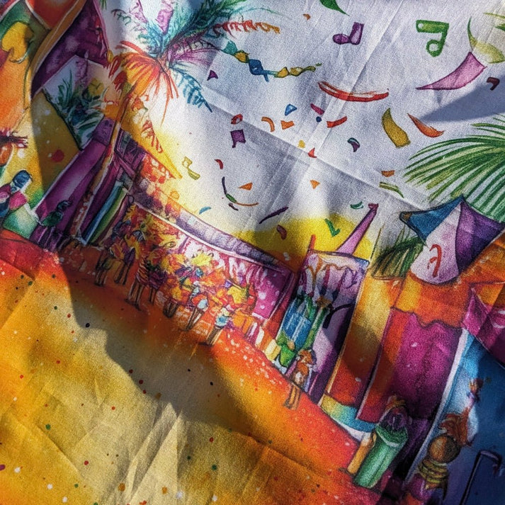 Carnival Rhythms Story Scarf: A Caribbean Gift for Kids – Storytime Scarves
